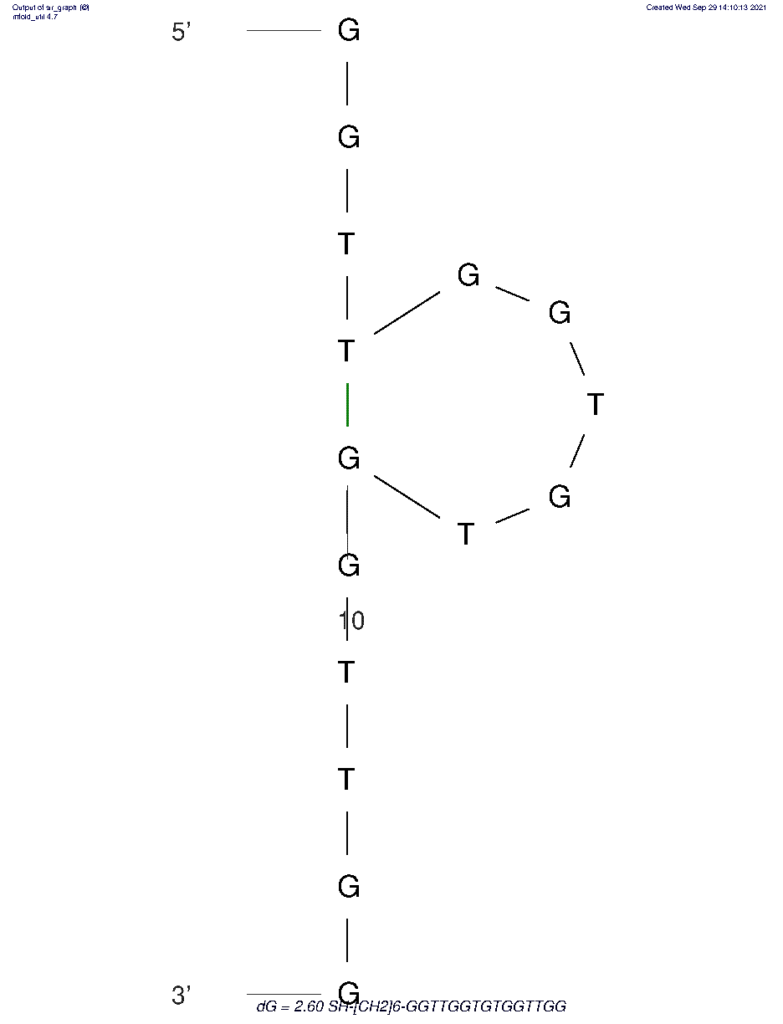 » Thiol-modified thrombin Aptamer